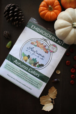 "Autumn is my Favorite Color" Embroidery Kit – Never Not Knitting