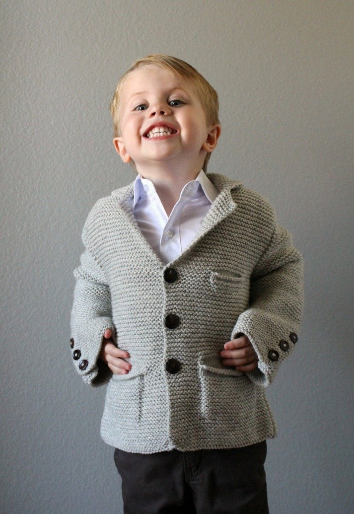 Dapper Cardigan PDF Pattern – Never Not Knitting