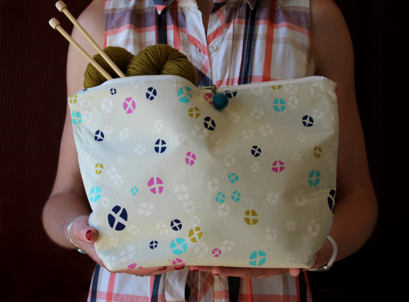 Social Stitcher Project Bag PDF Pattern – Never Not Knitting