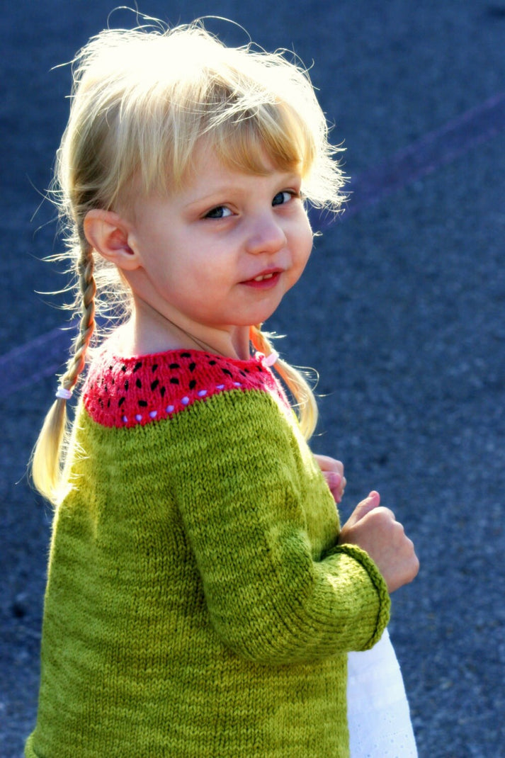 Watermelon Sweater PDF Pattern – Never Not Knitting