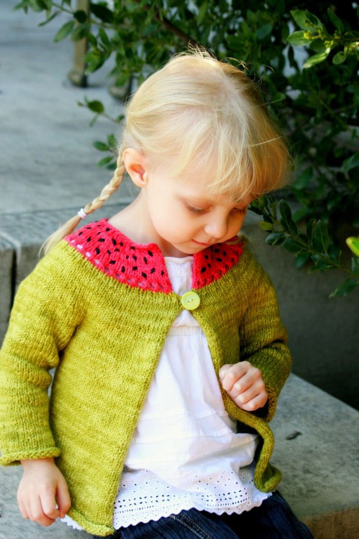 Watermelon Sweater PDF Pattern – Never Not Knitting
