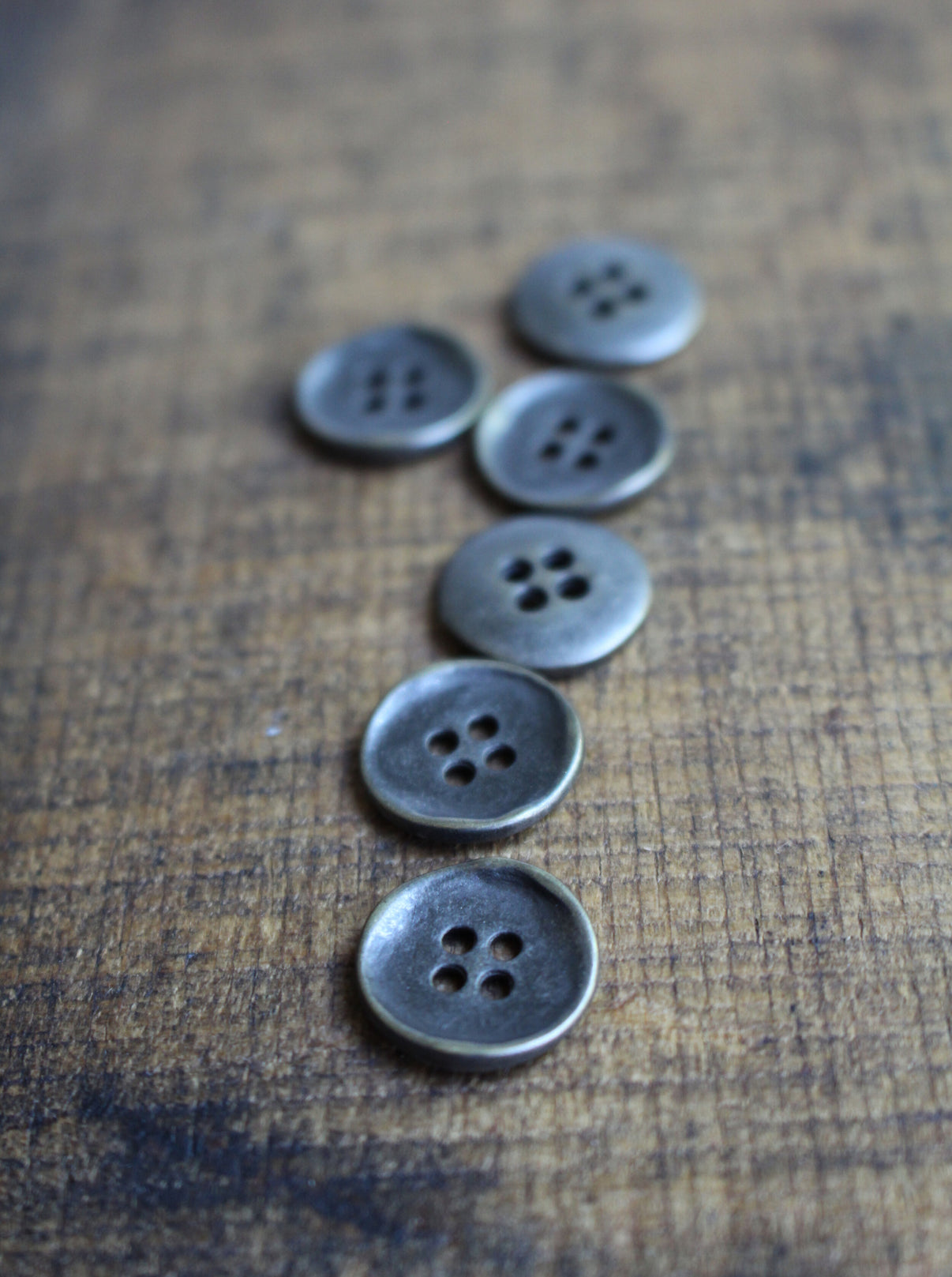 Stamped Metal Buttons – Never Not Knitting